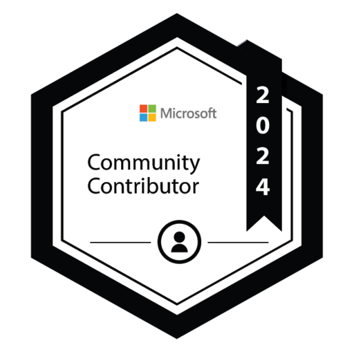 Microsoft Community Contributor - 2024 - Credly