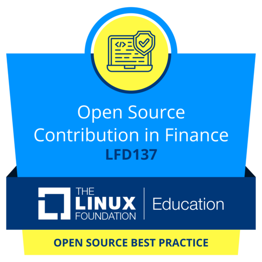 LFD137: Open Source Contribution in Finance - Credly