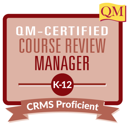 QM-Certified Course Review Manager - Credly