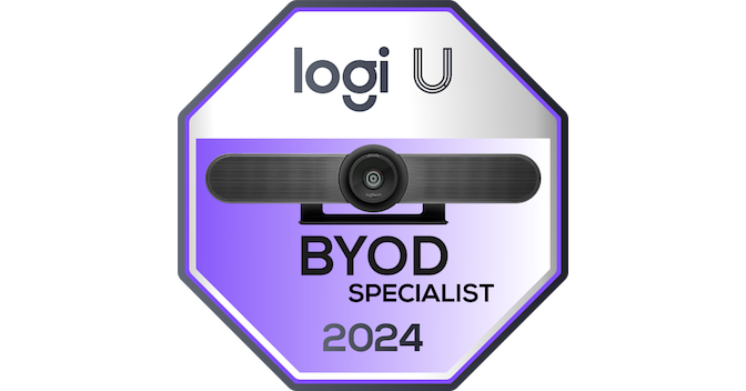 Logitech BYOD - Bring Your Own Device Specialist 2024 - Credly