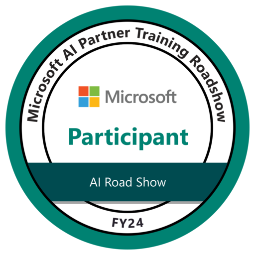 Microsoft AI Partner Training Roadshow—Participant - Credly