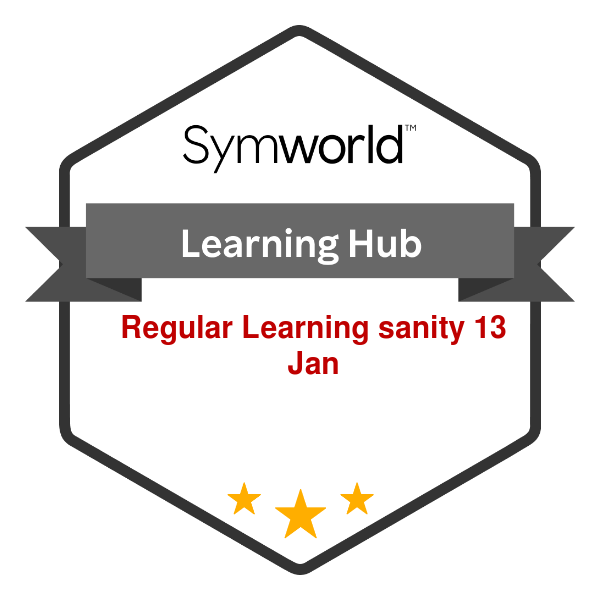 Regular Learning sanity 13 Jan - Credly Regular Learning sanity 13 Jan - Credly