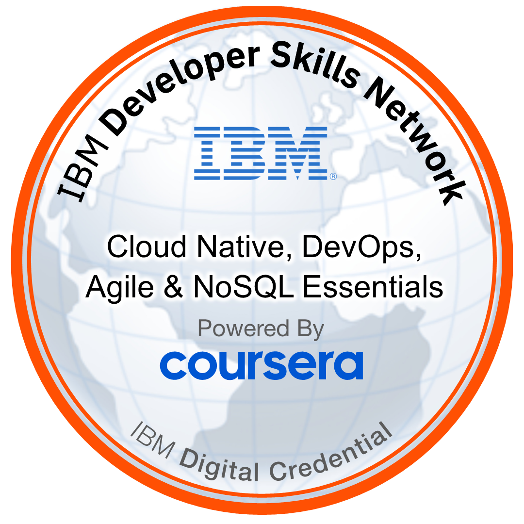 Cloud Native, DevOps, Agile & NoSQL Essentials - Credly