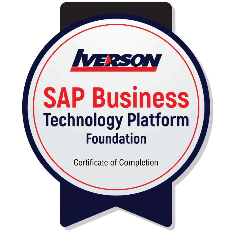 SAP Business Technology Platform Foundation - Credly