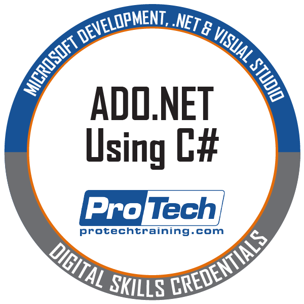 ADO.NET Using C# - Credly