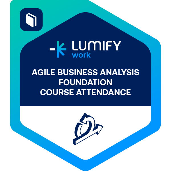 Agile Business Analysis Foundation Course Completion Badge - Credly