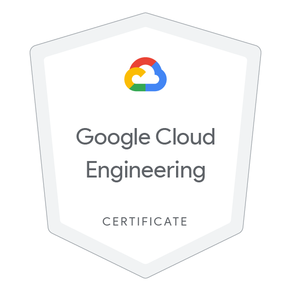 Google Cloud Engineering Certificate - Credly