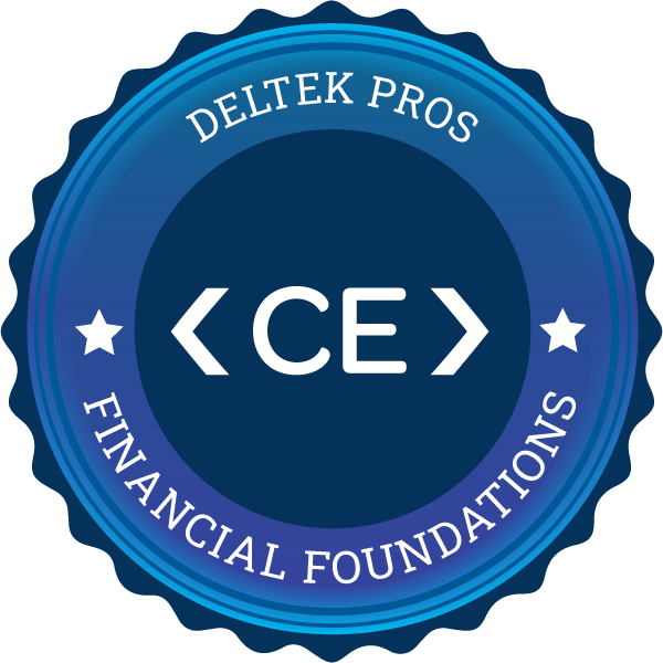 Deltek Pros ComputerEase Financial Foundations Exam - Credly