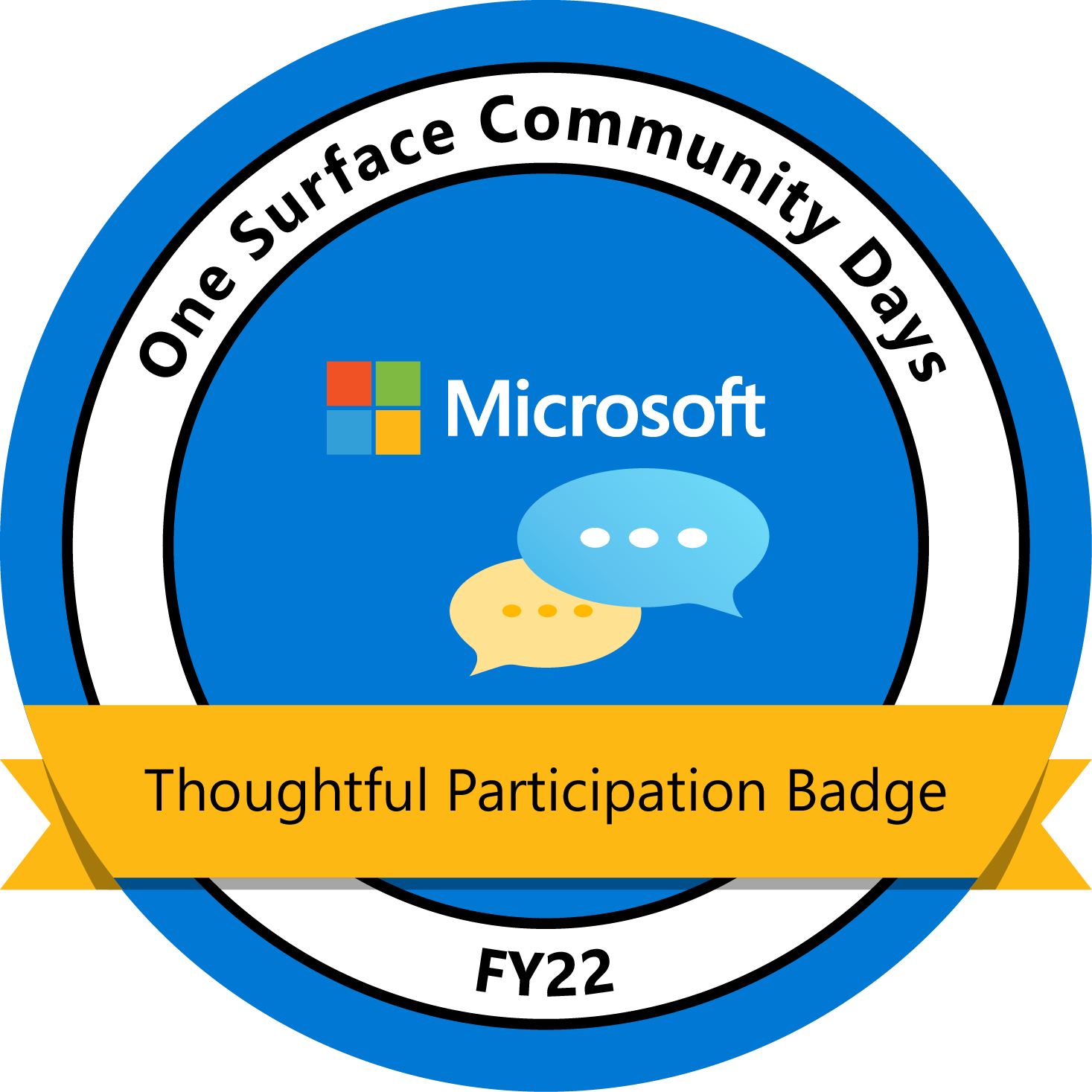 Thoughtful Participation Badge - Credly