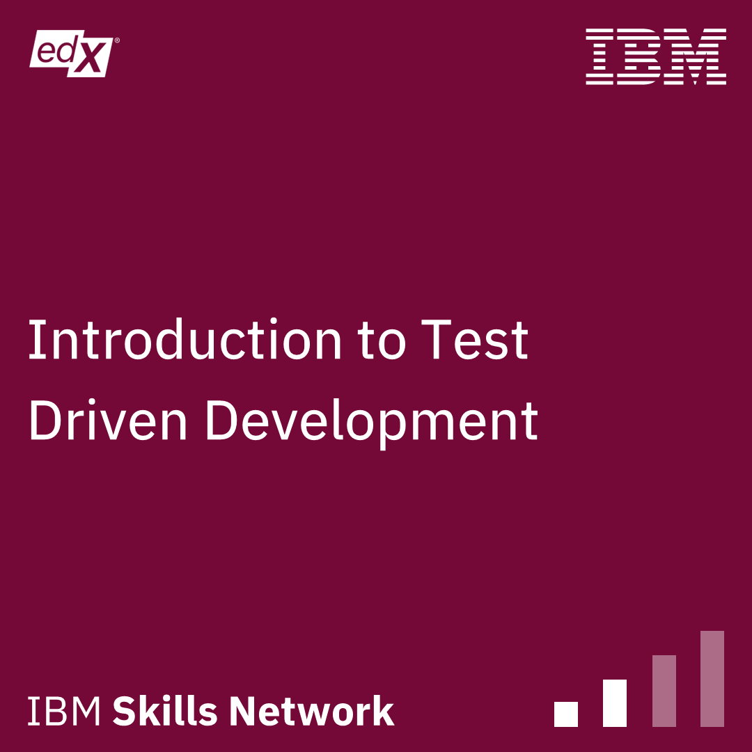 Introduction To Test Driven Development Credly 