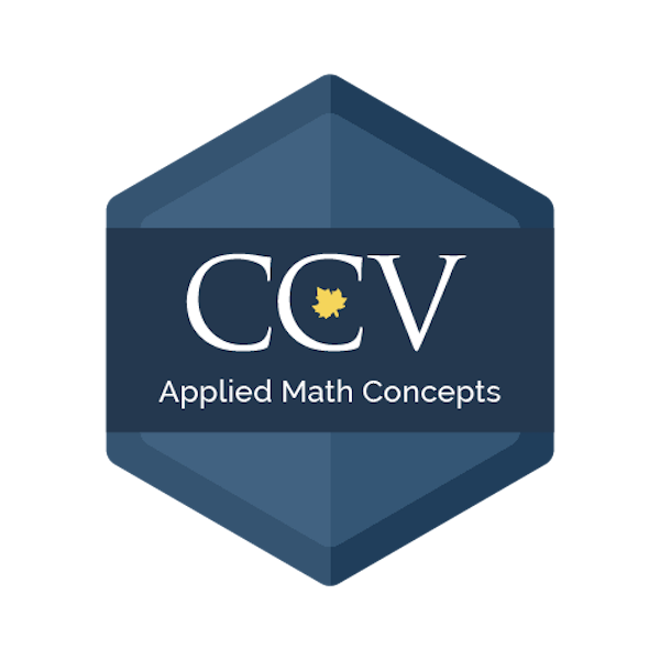 Applied Math Concepts - Credly