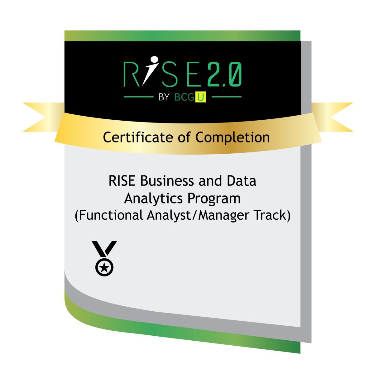 BCG RISE Certificate of Completion - Business and Data Analytics Program (Data Analyst Track ...