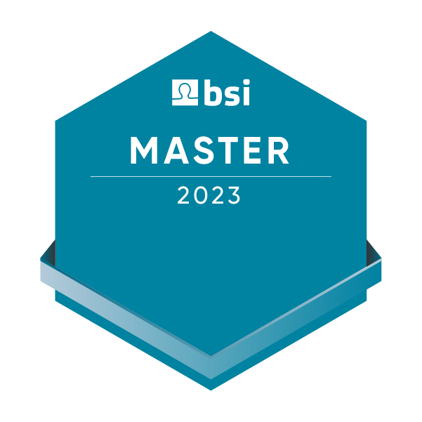 BSI Certified Master 2023 - Credly