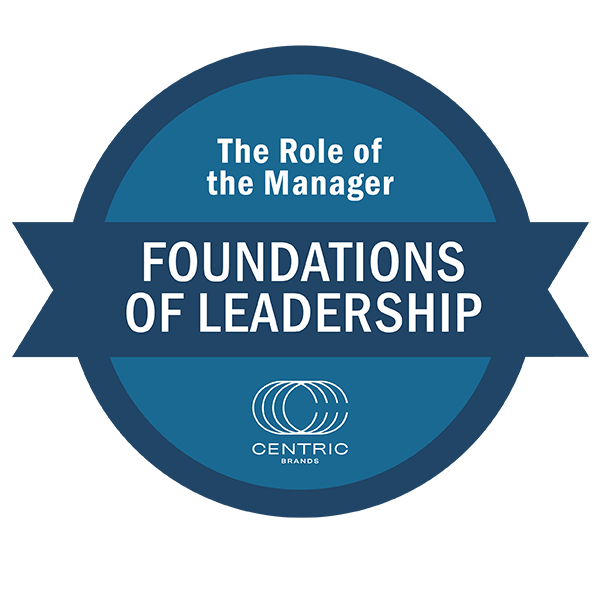 Foundations of Leadership - Session 1: The Role of the Manager Badge ...