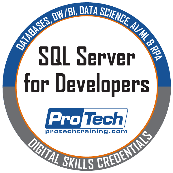 SQL Server for Developers - Credly