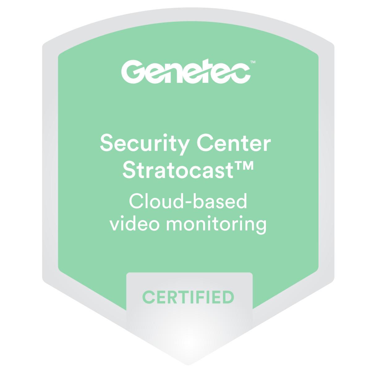 Genetec Certified: Stratocast cloud-based video monitoring - Credly