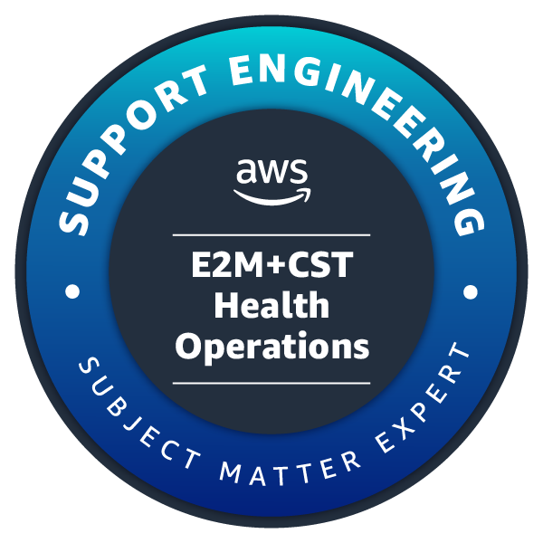 E2M+CST Health Operations Subject Matter Expert - Credly