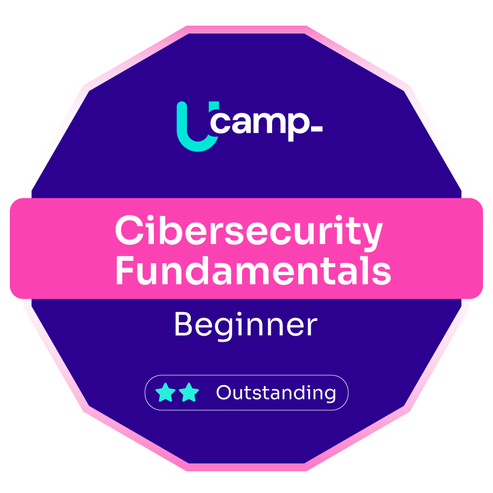 Cyber Security Fundamentals (UCSF)* - Outstanding - Credly