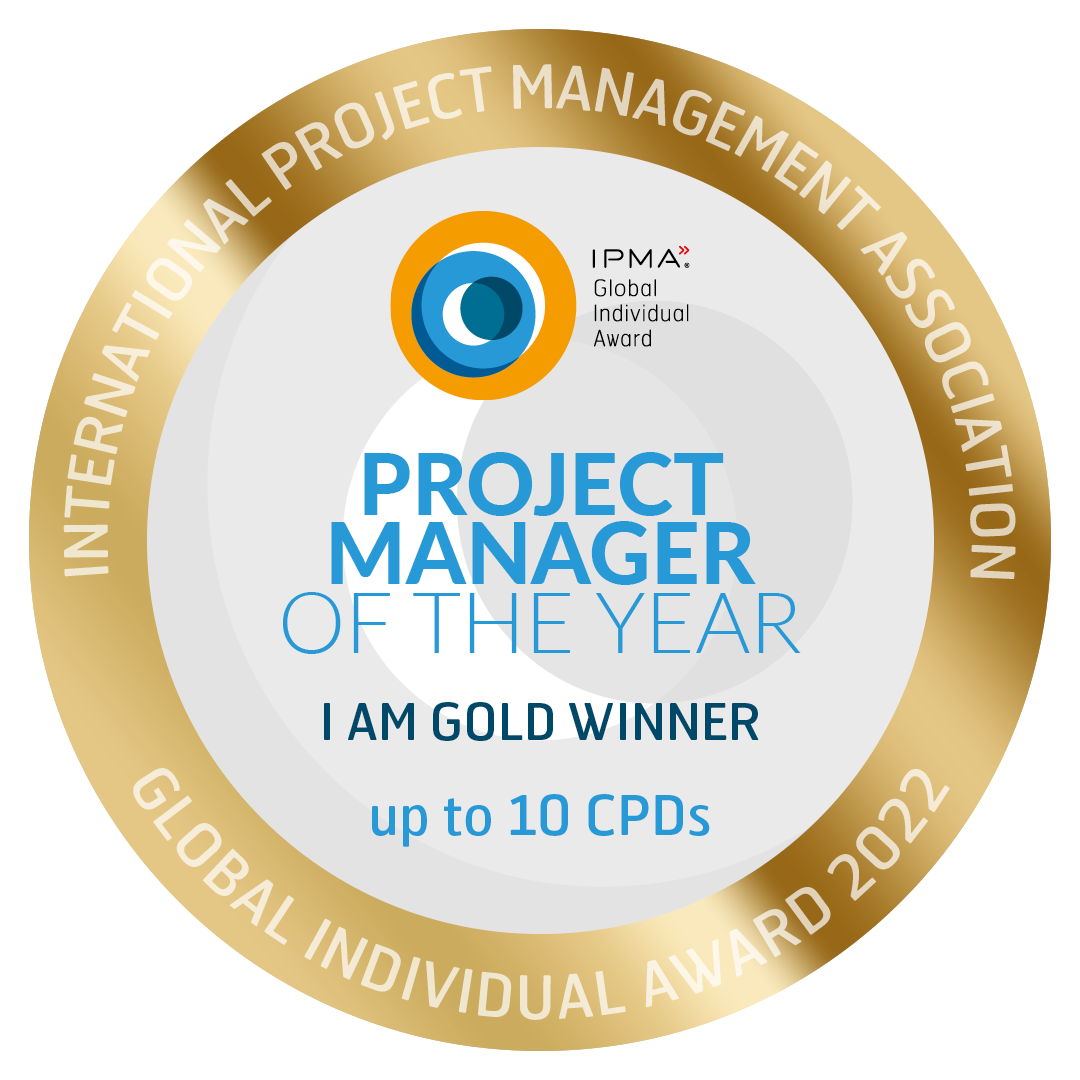 IPMA Global Individual Award 2022 - Project Manager of the Year Gold ...