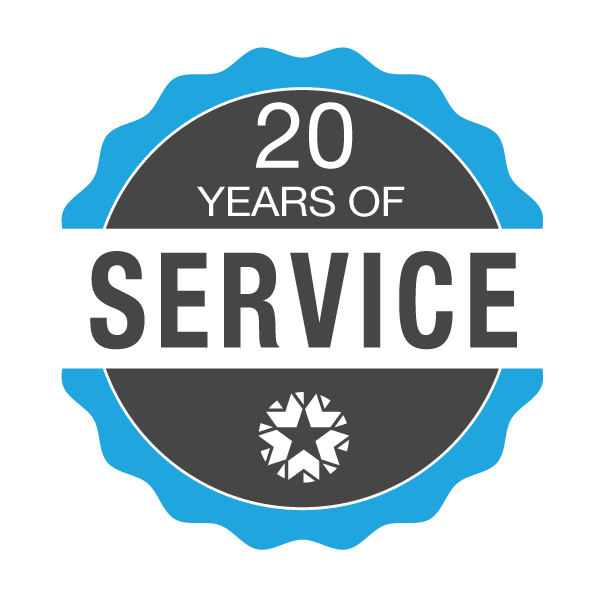 20 Years of Service - Credly