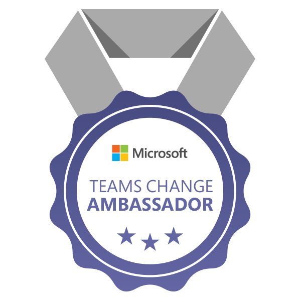 Microsoft Teams Change Ambassador - Credly