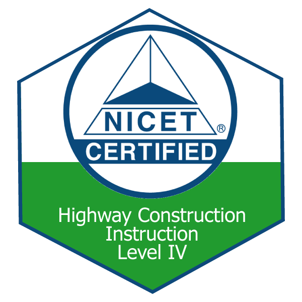 NICET - Highway Construction Inspection: Level IV - Credly