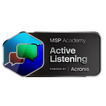 MSP Academy: Active Listening - Credly