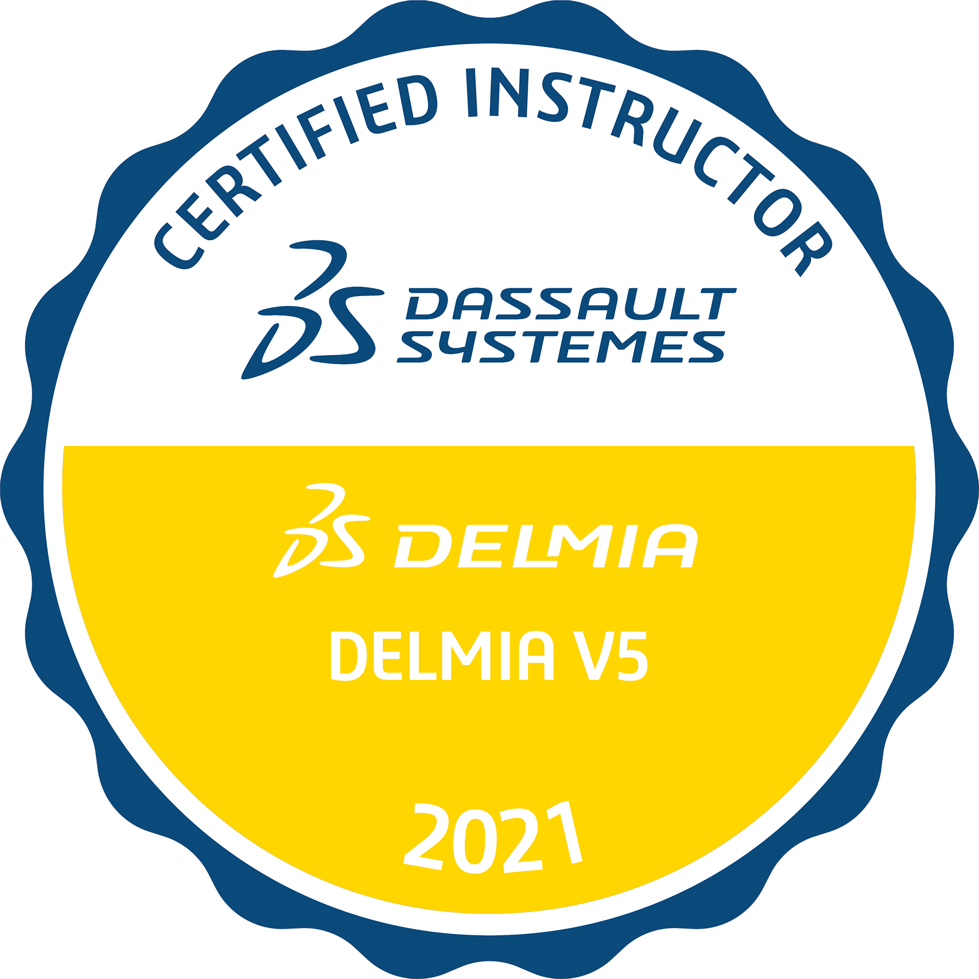 Certified DELMIA V5 2021 Instructor - Credly