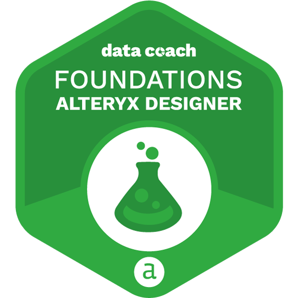 Alteryx Designer Foundations - Credly