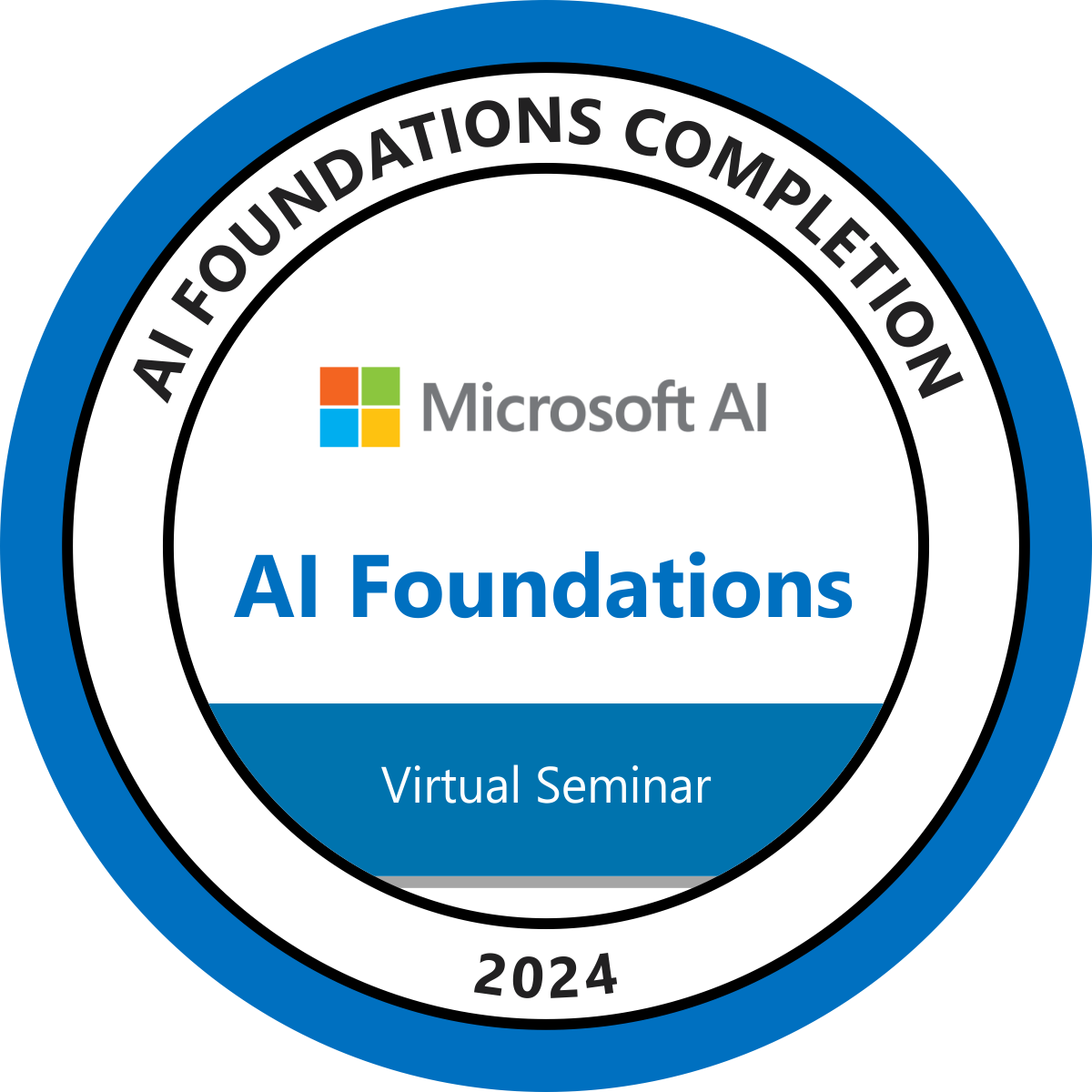 AI Foundations Completion - Credly
