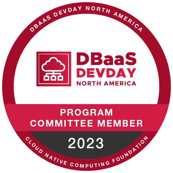 DBaaS DevDay North America 2023 Program Committee Member Badge - Credly