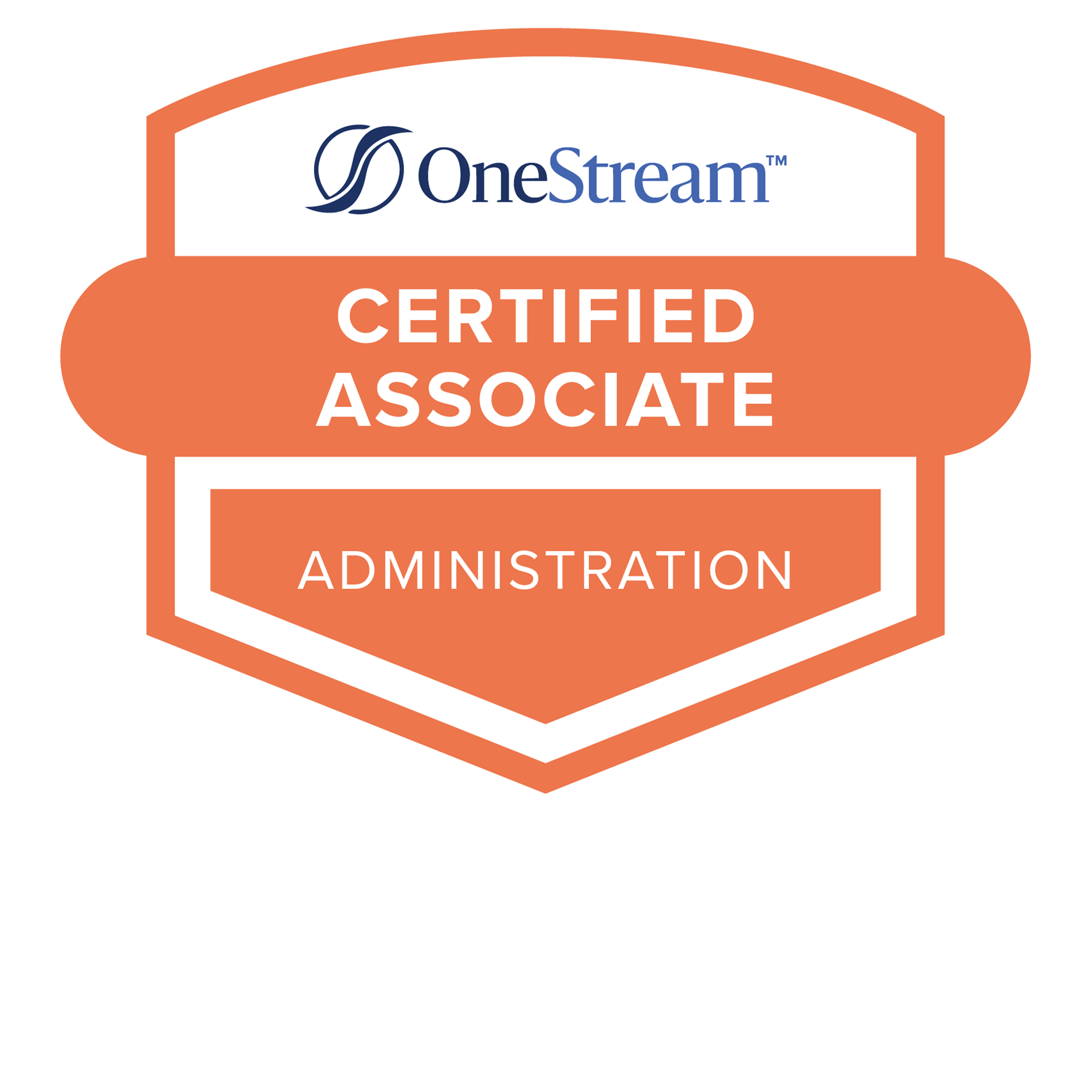 OneStream Certified Associate (OCA) in Administration - Credly