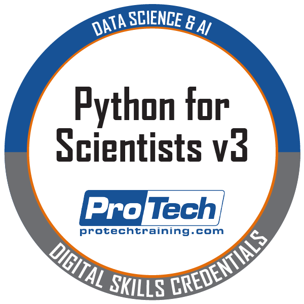Python for Scientists v3 - Credly
