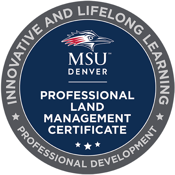 Professional Land Management Certificate - Credly