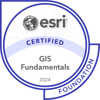 GIS Fundamentals Foundation 2024 - Credly
