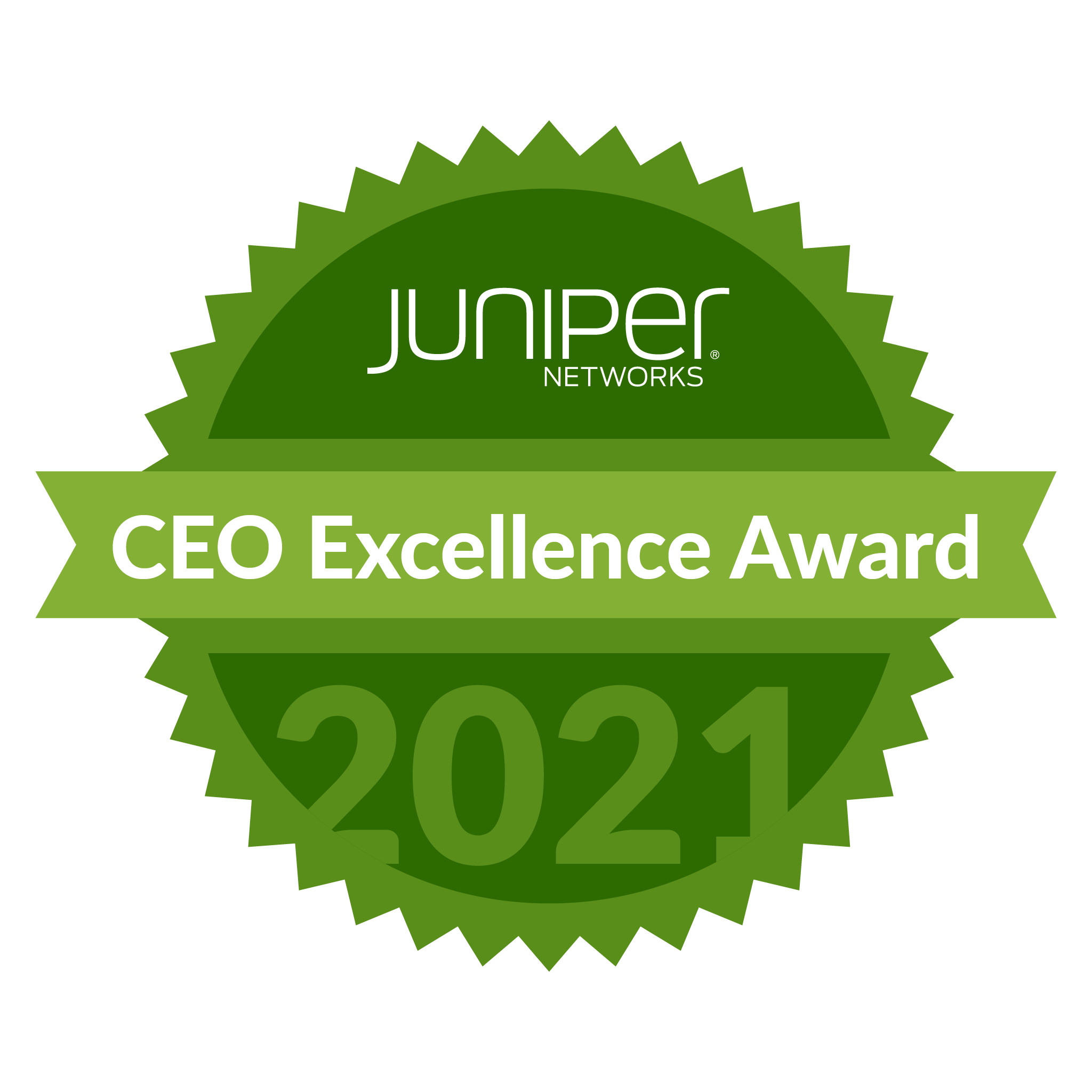 CEO Excellence Award Winner – Juniper Networks - Credly