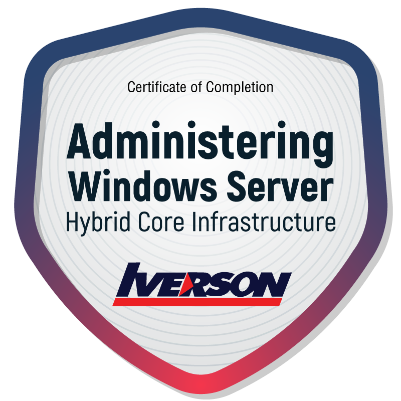 Administering Windows Server Hybrid Core Infrastructure - Credly
