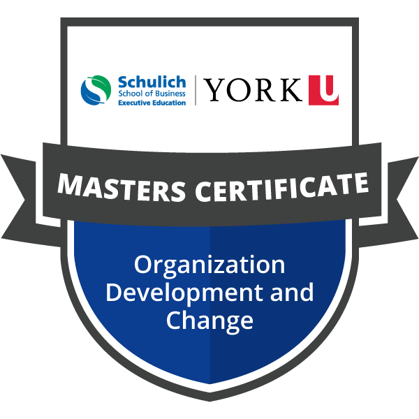 Masters Certificate in Organization Development and Change - Credly