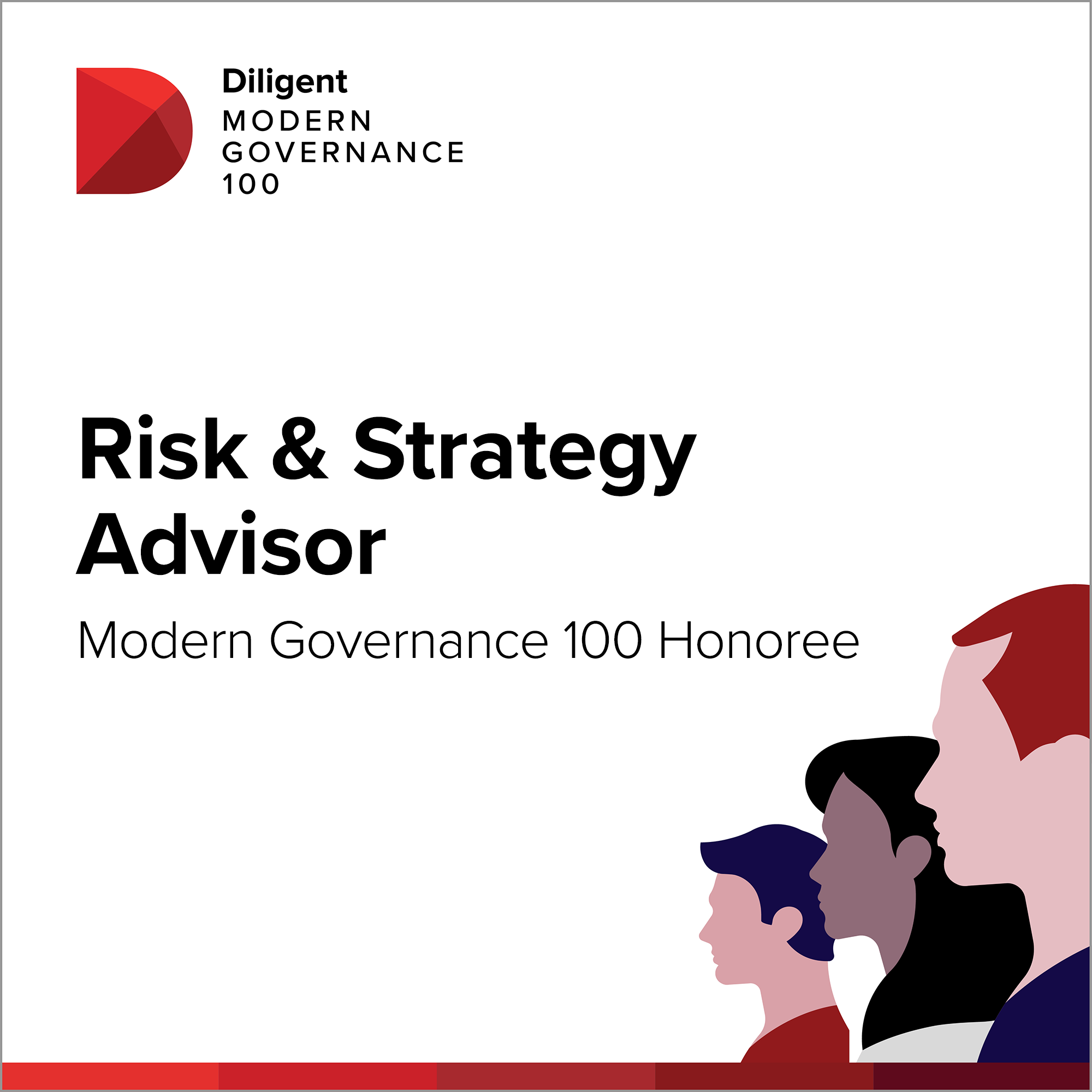 2022 Diligent Modern Governance 100 Risk & Strategy Advisor - Credly