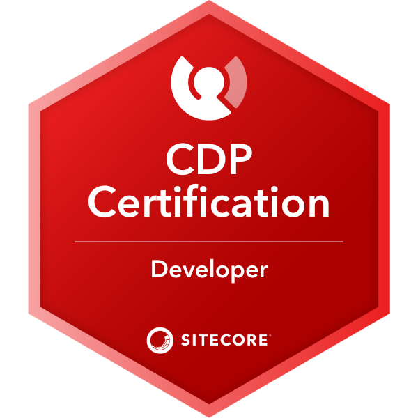 Sitecore CDP Certification (2024) - Credly