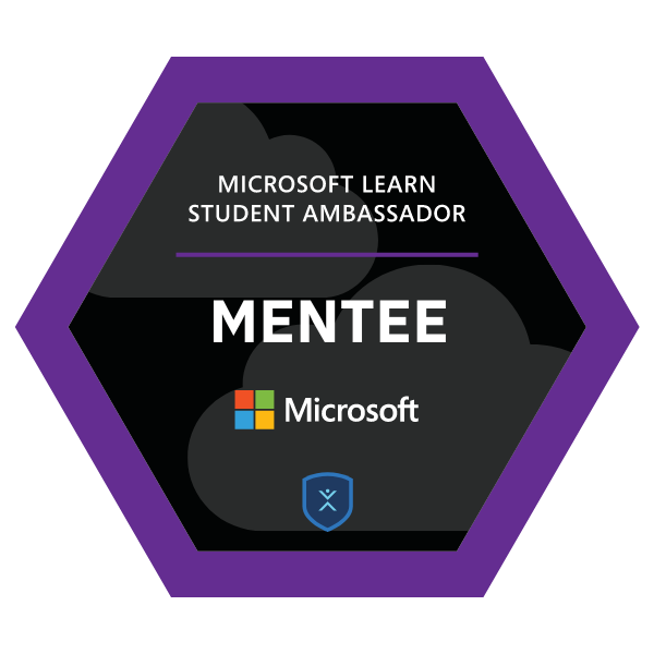 Microsoft Learn Student Ambassadors Mentee - Credly