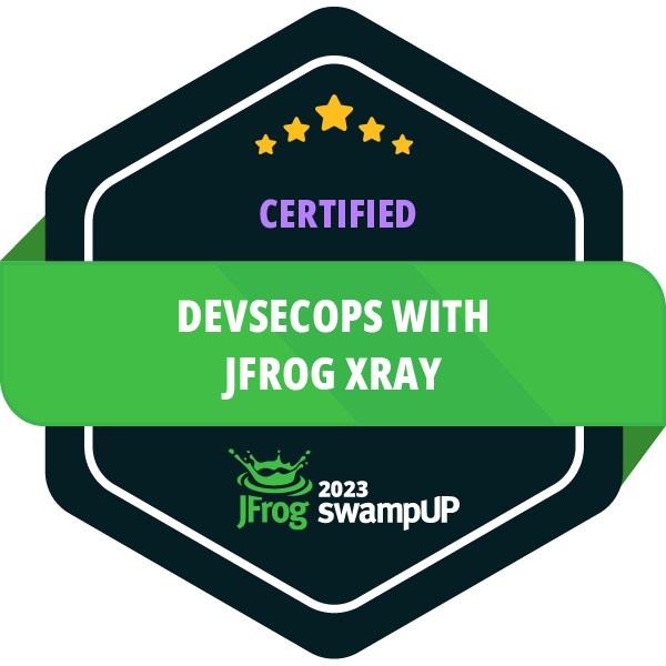 Introduction to DevSecOps with JFrog Xray - Credly
