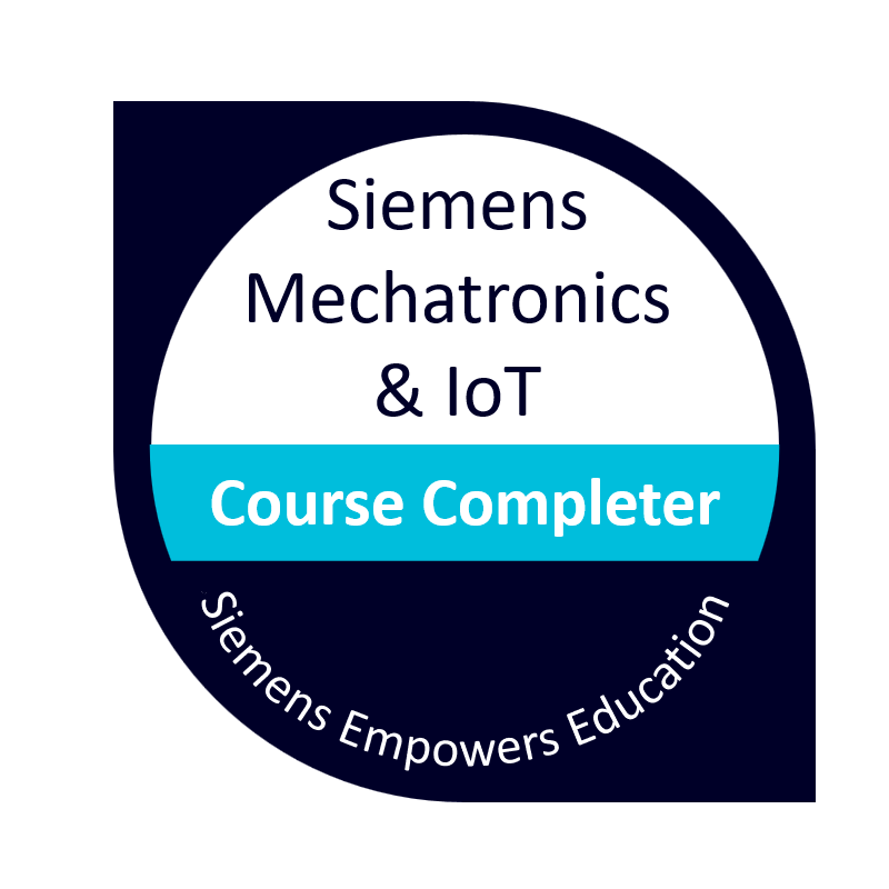 Siemens Mechatronics and IoT Course - Credly