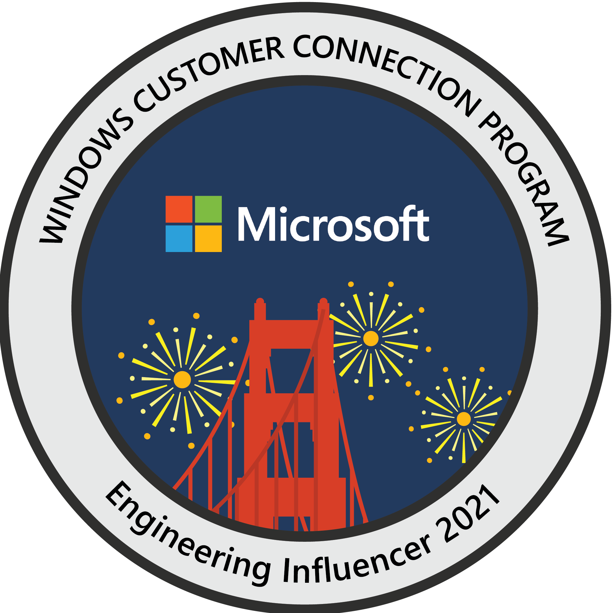 Windows Customer Connection Program: Engineering Influencer 2021 - Credly