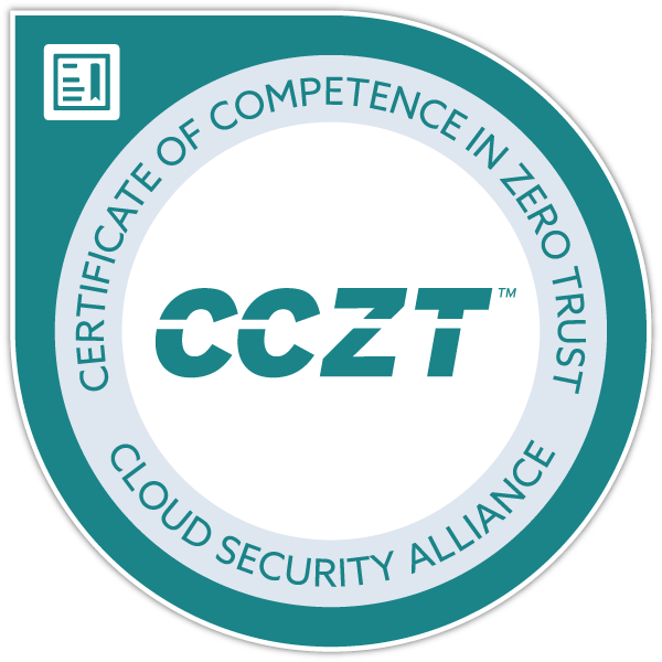 Certificate of Competence in Zero Trust (CCZT) - Credly