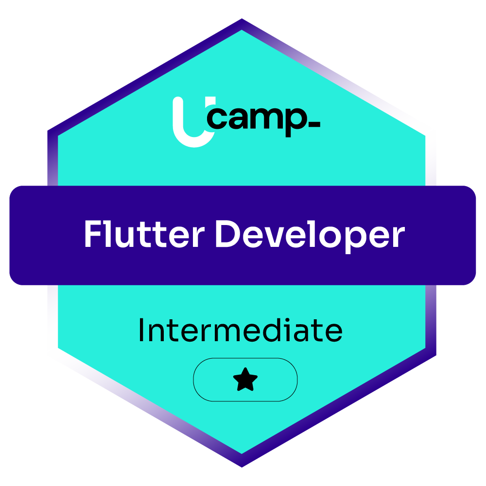 Flutter Developer (Intermediate) - Credly