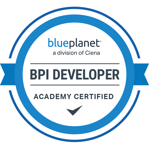 Certified Blue Planet Inventory Developer - Credly