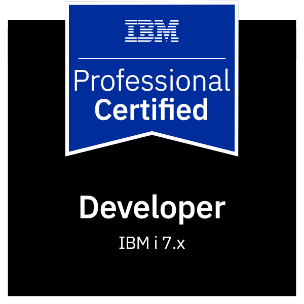 IBM Certified Developer - IBM i 7.x - Credly