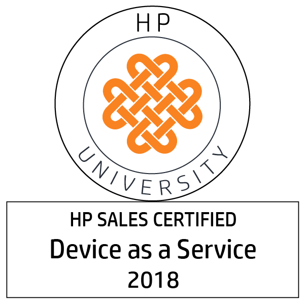 HP Sales Certified – Device as a Service [2018] - Credly