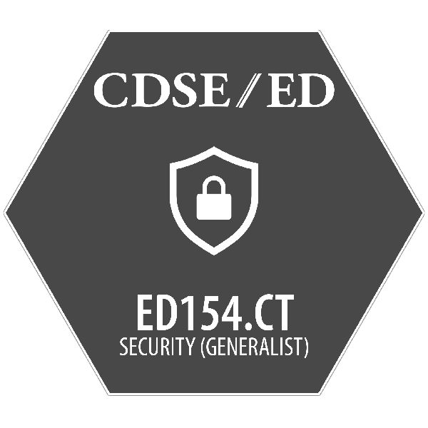 CDSE Certificate in Security (Generalist) ED154.CT - Credly